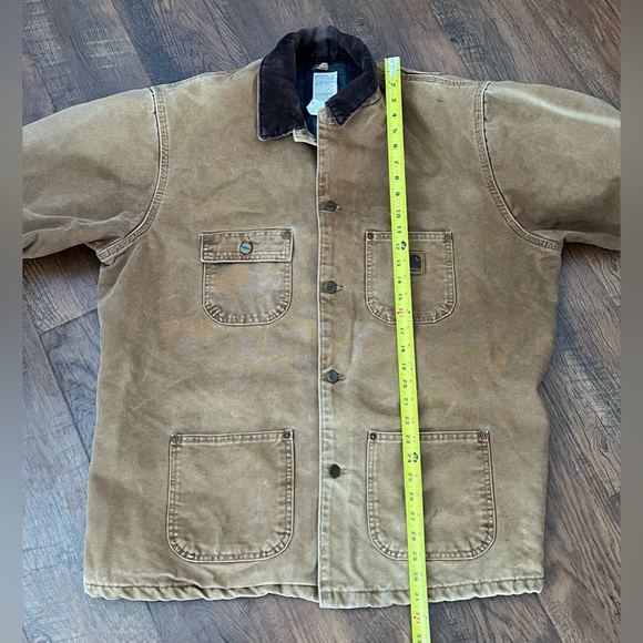 Carhartt | Jackets & Coats | Vintage Carhartt Blanket Lined Chore Coat Co2 Brn Usa | Poshmark
